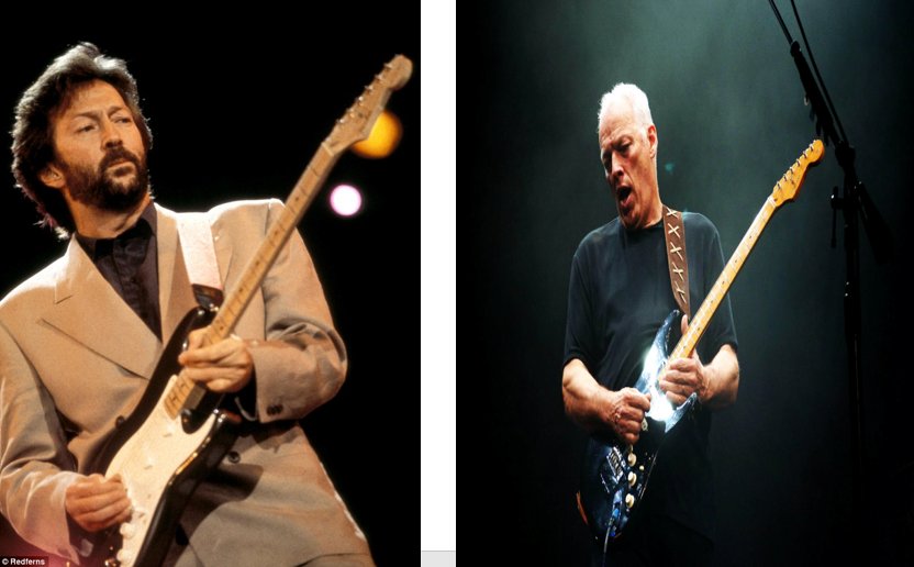 Eric Clapton vs David Gilmour