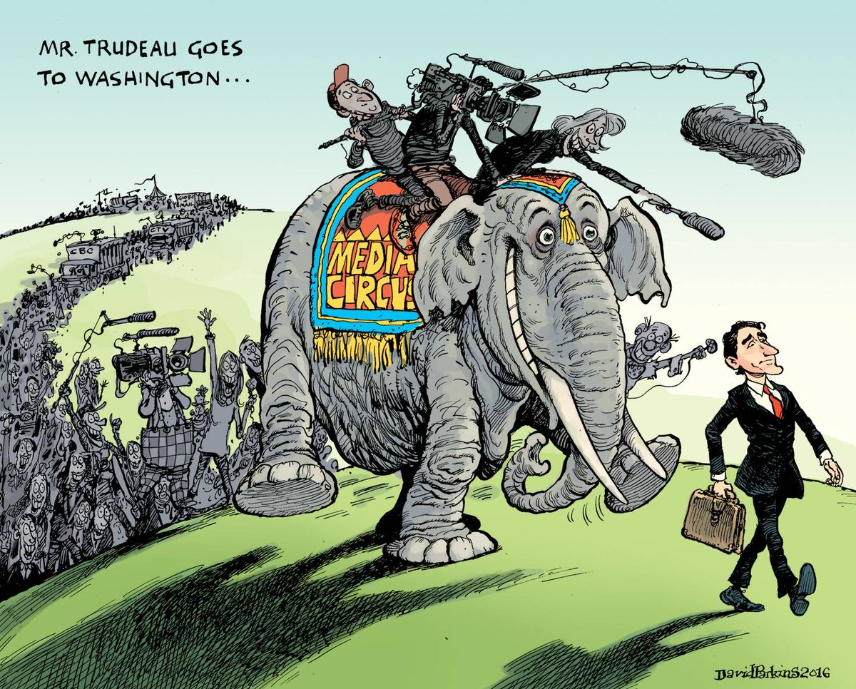 Mr Trudeau: "Mr. Trudeau goes to Washington" Today's editorial cartoon ...