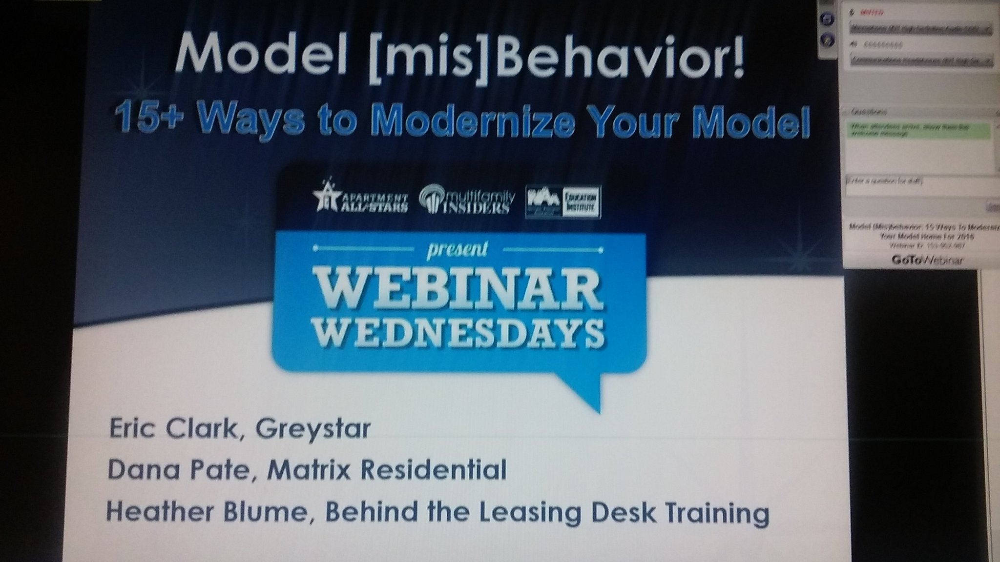 Whitney Ross on Twitter: "#aptweb model webinar! https://t.co/VdojHU36pu" / Twitter