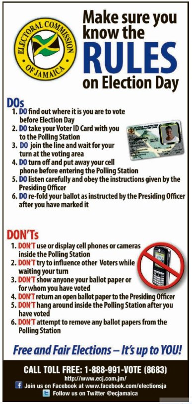Electoral Commission concerned about large number of Jamaicans saying ...