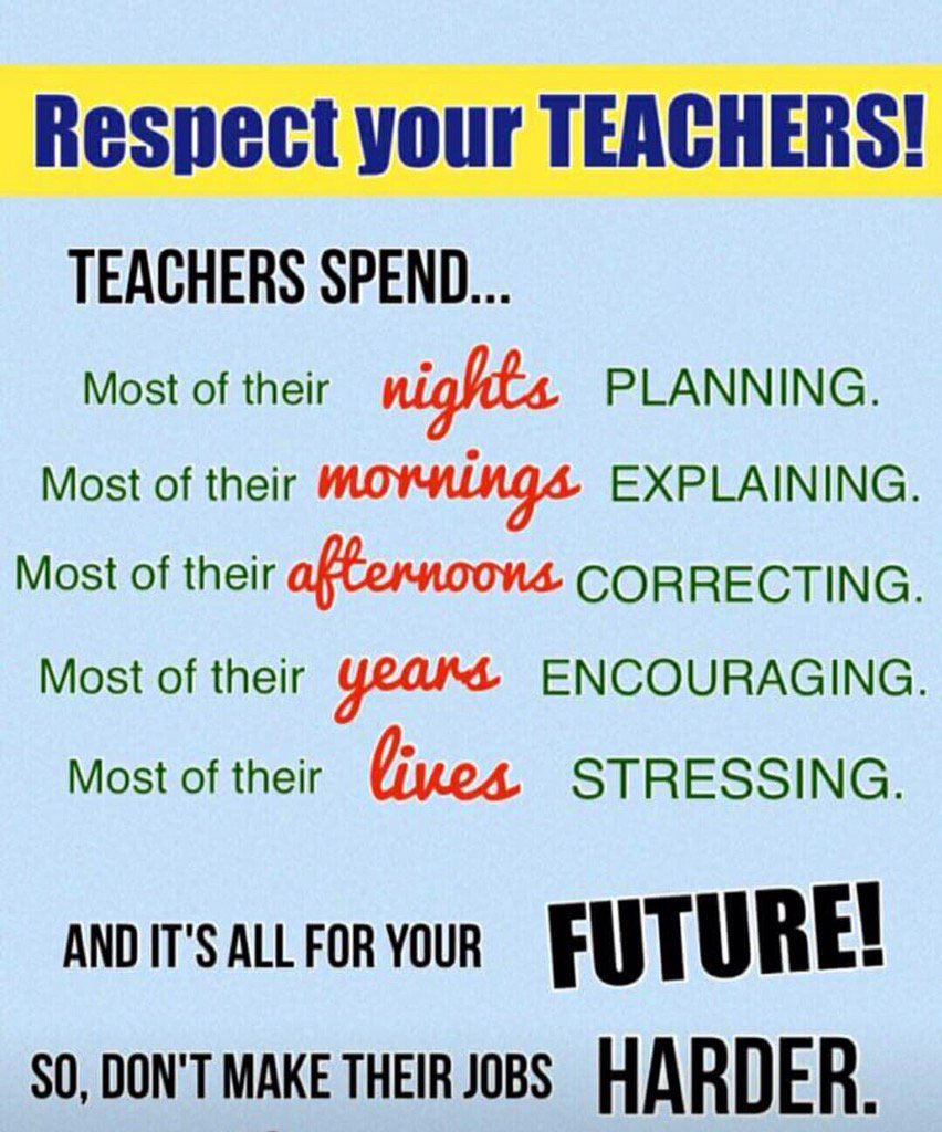 Respect Teacher Quotes