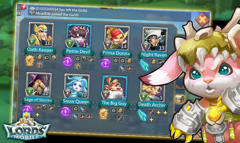 Lords mobile heroes best - applelalaf