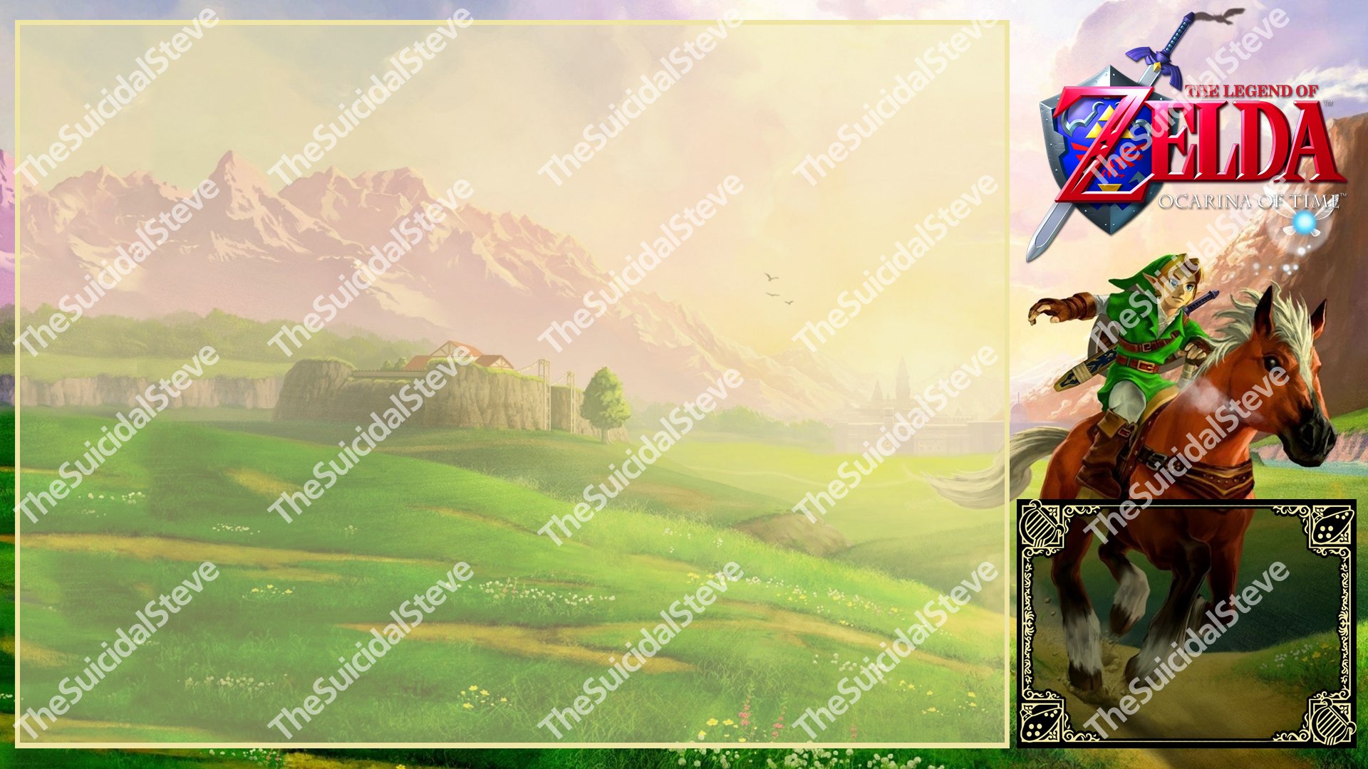 Legend Of Zelda Ocarina Of Time 3d Wallpaper