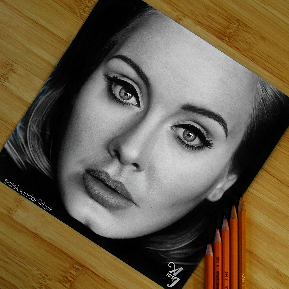 Pencil Drawings Of Adele