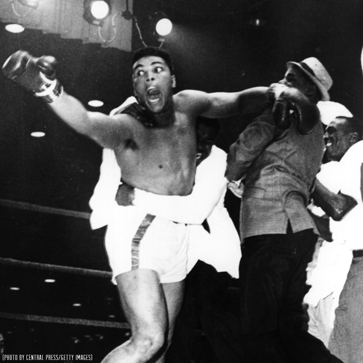 Today in 1964 Muhammad Ali (then Cassius Clay) defeated Sonny Liston to ...