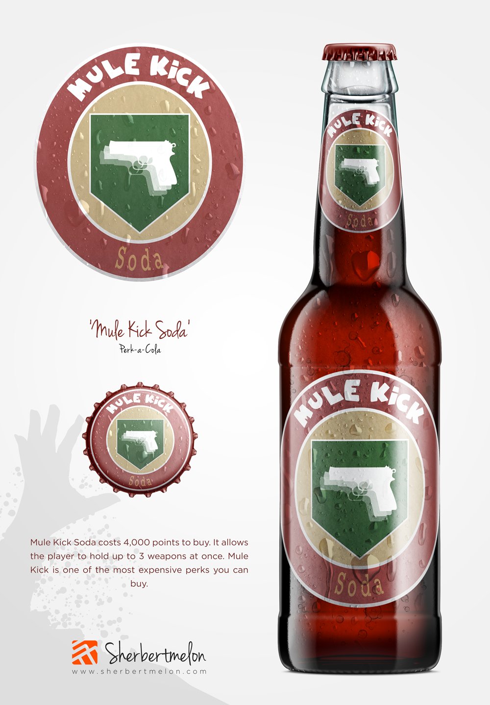 Perk A Cola Cap Labels
