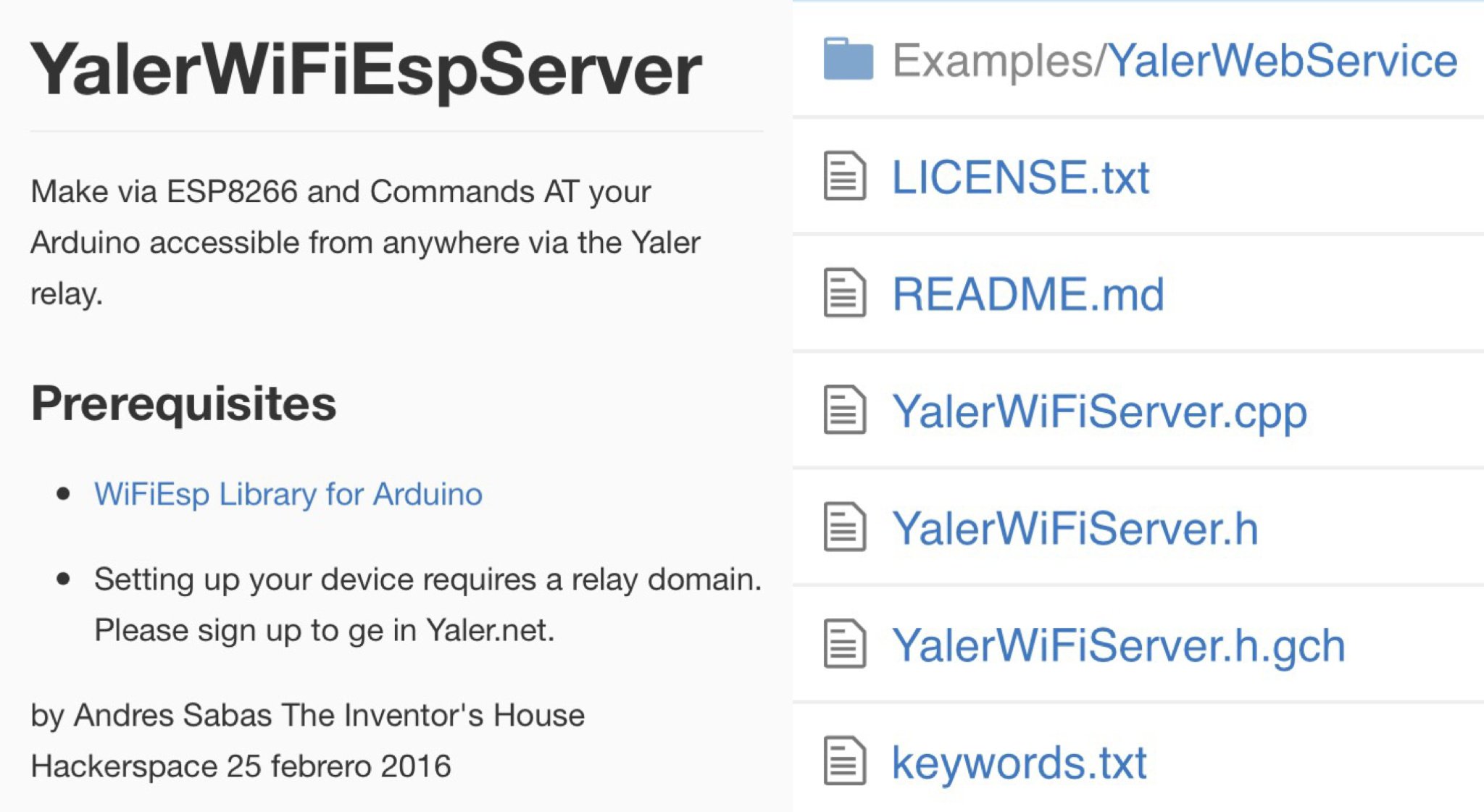 Esp8266 On Twitter Yalerwifiespserver Yaler With Wifiesp Library For Arduino And At ⬇️
