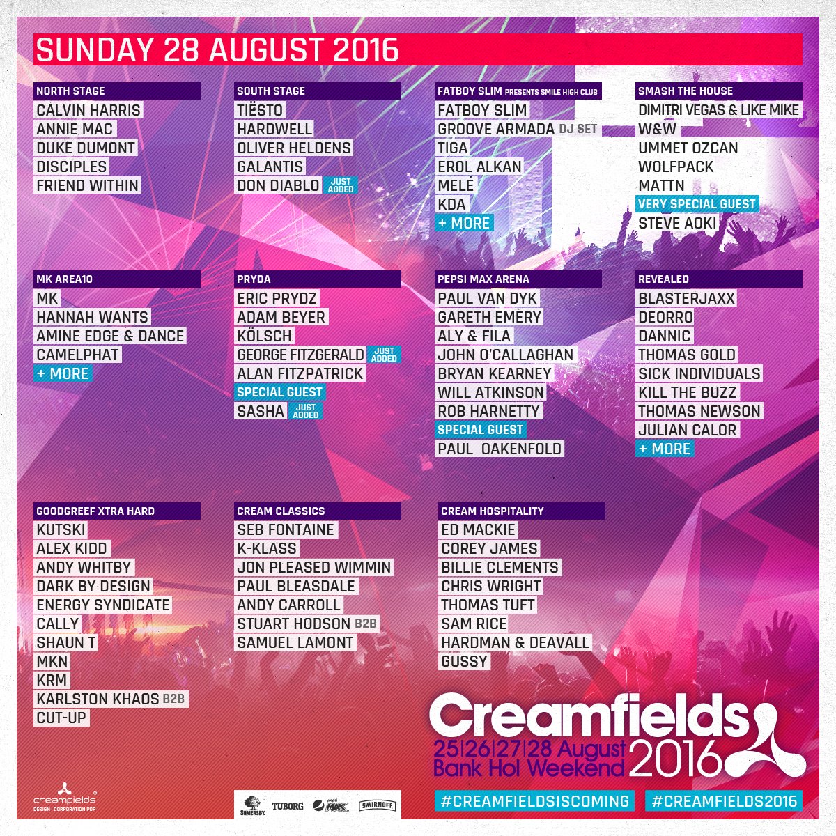 Creamfields line-up announced and... : r/Pendulum