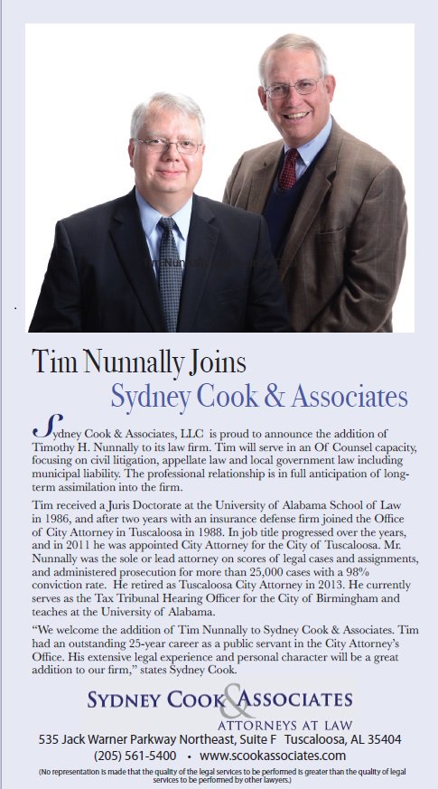 Sydney Cook Attorney Tuscaloosa Al
