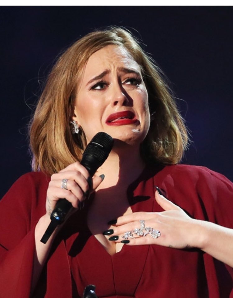 Adele Crying Meme