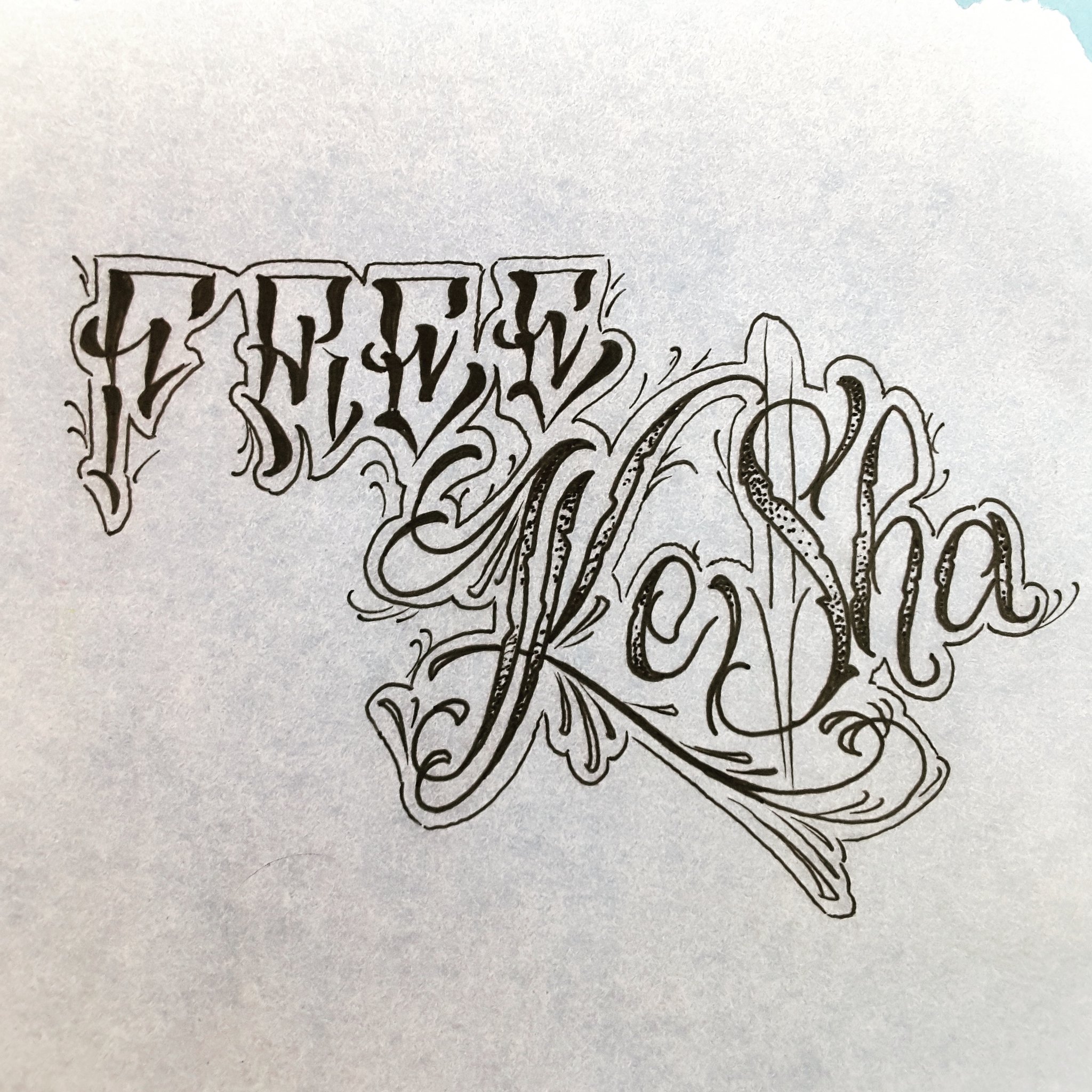 Fancy Script Tattoo