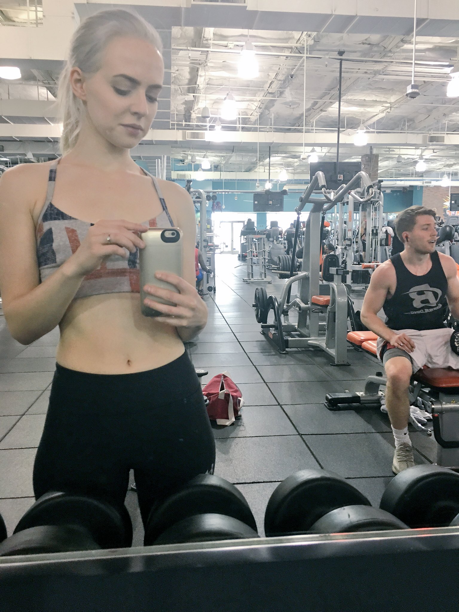 Awkward Gym Selfies