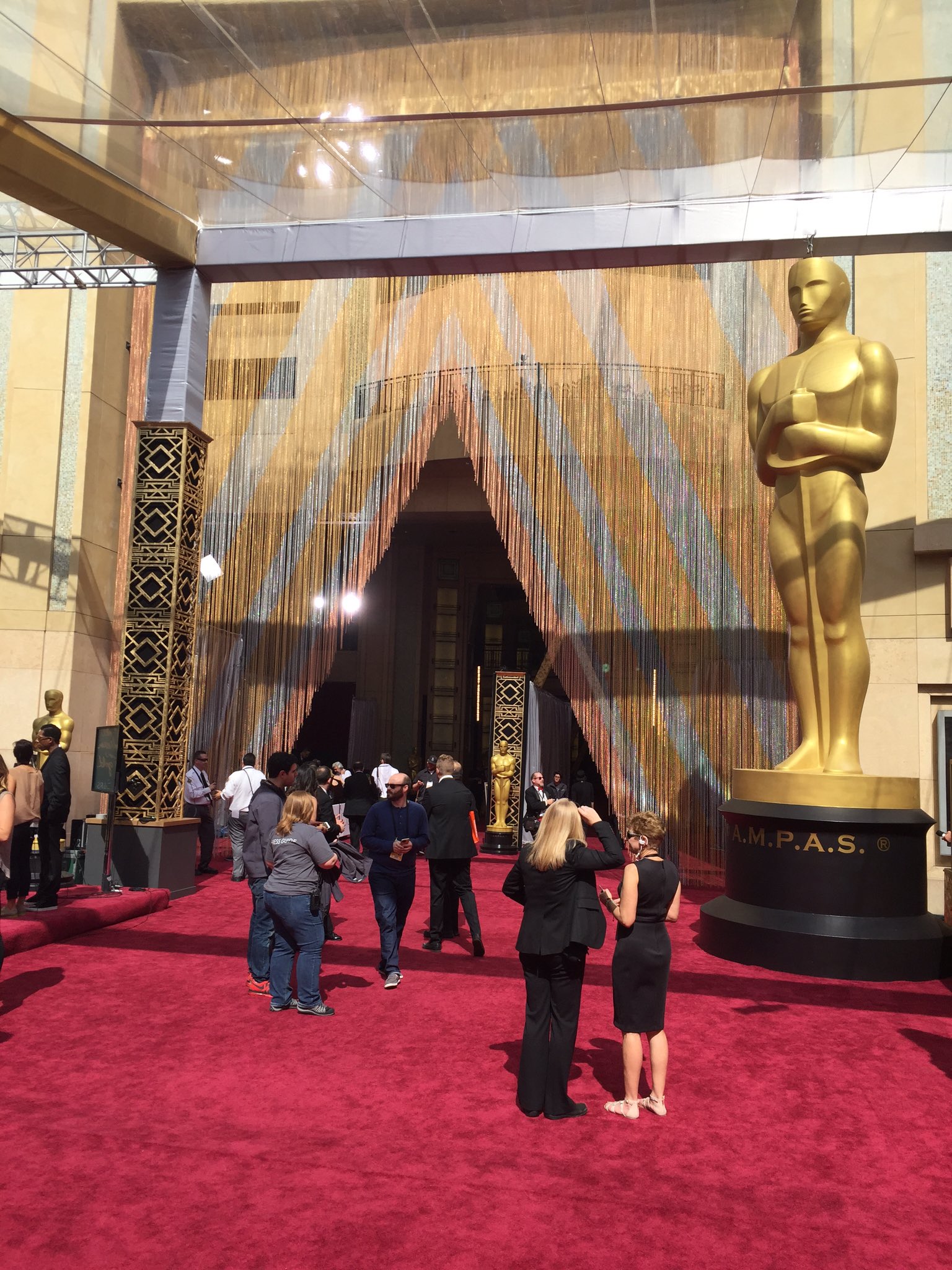 Red Carpet Oscars Empty