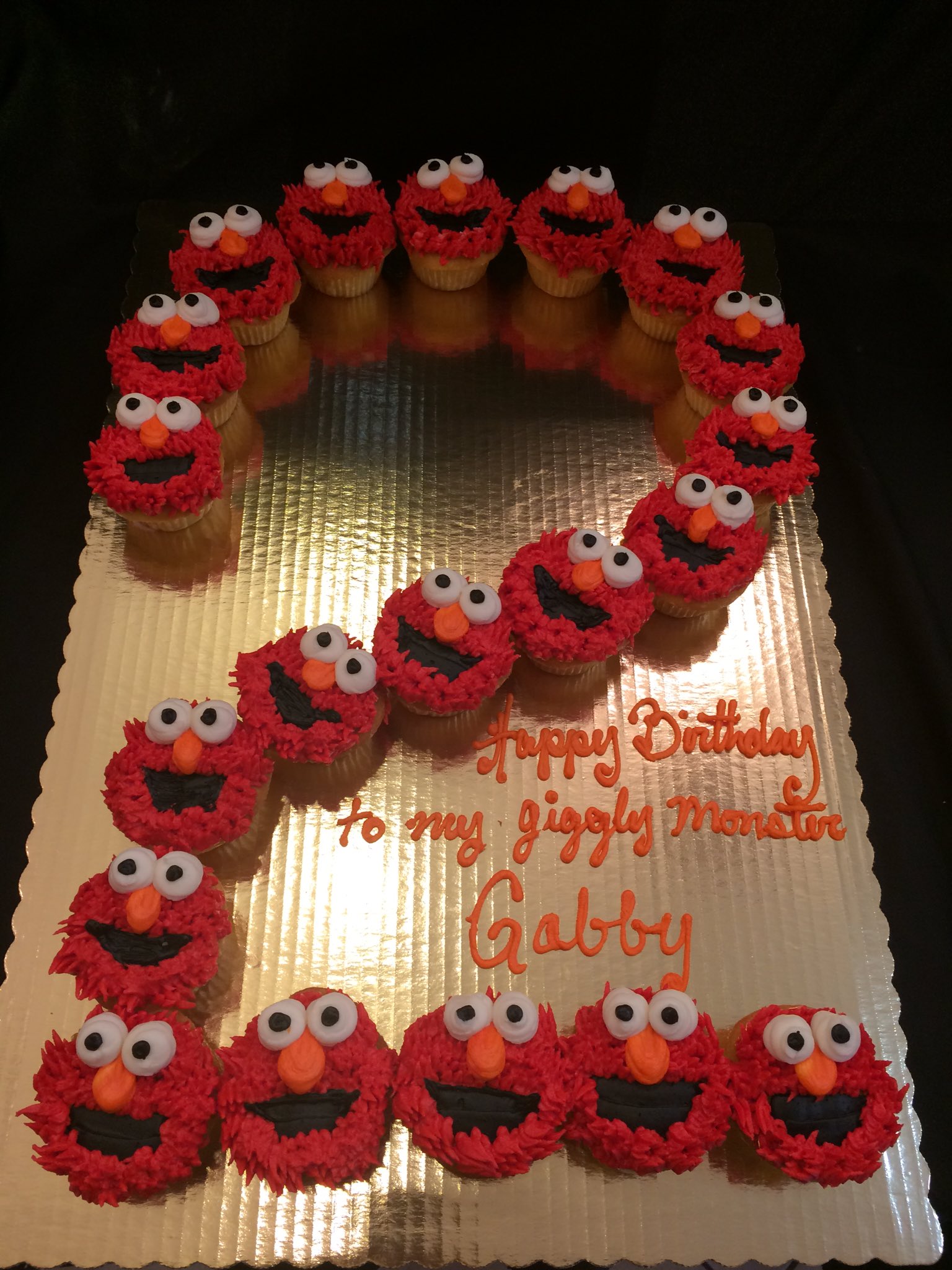 Number Two Cupcake Cake