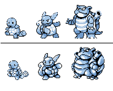 Blastoise Sprite Sheet