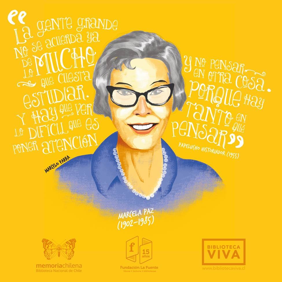 Undíacomohoy de 1902 nació Marcela Paz, creadora de Papelucho. La ...