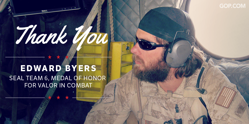 Navy Senior Chief Edward: Thank you to Navy Senior Chief Edward C. Byers Jr