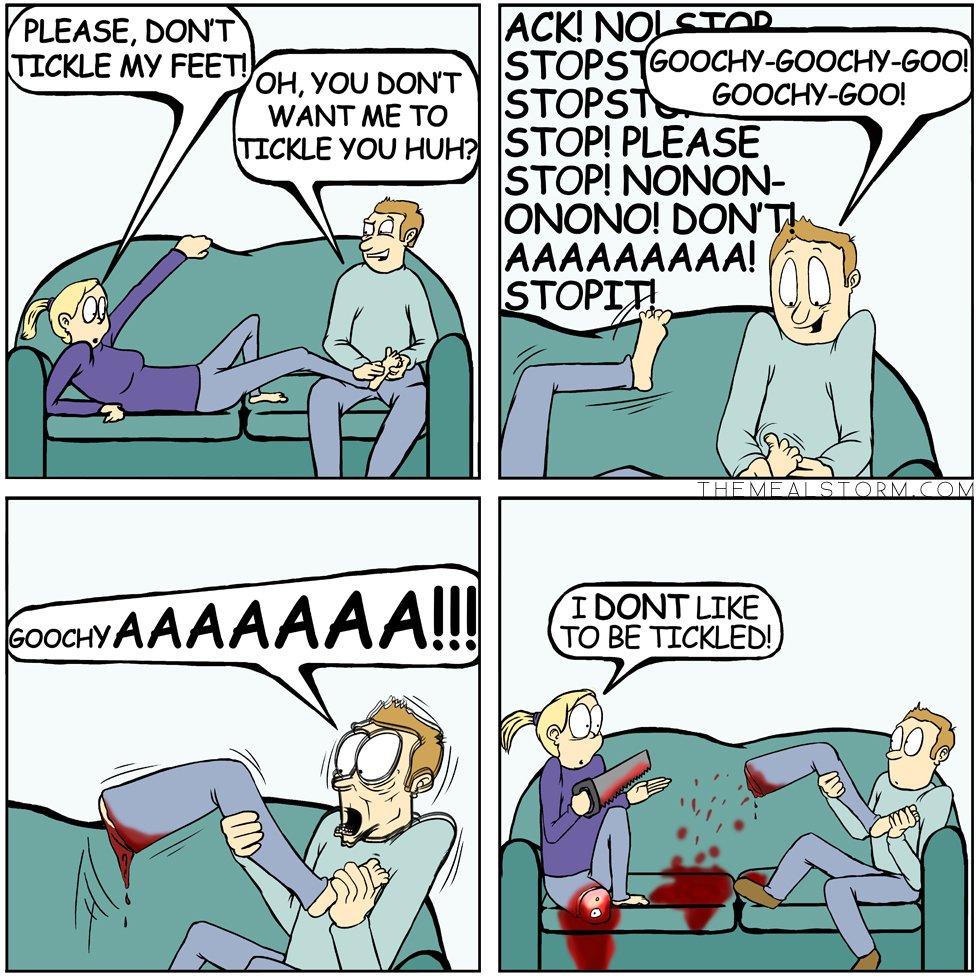 Feet Tickled Comics