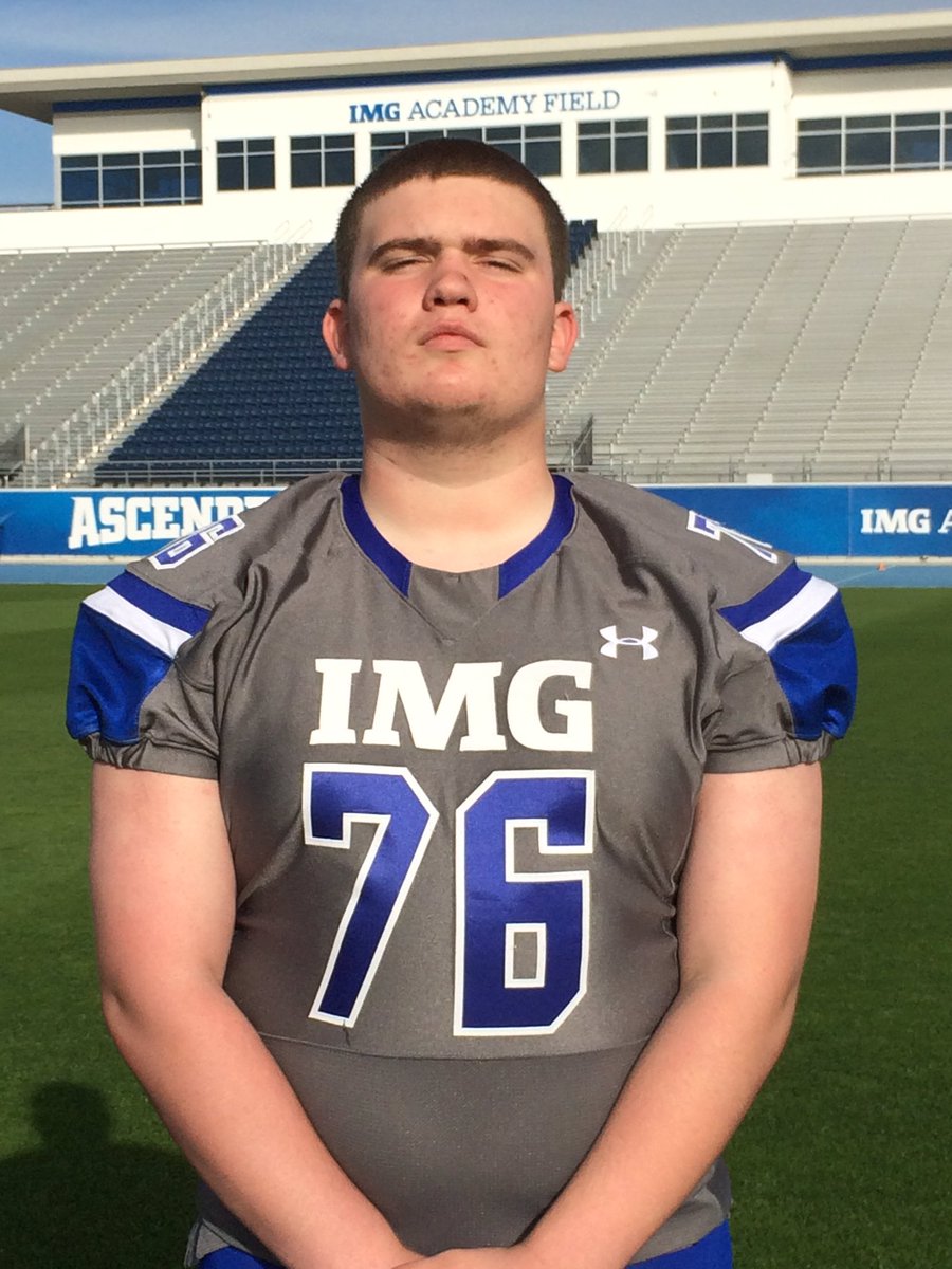 Keep an eye on noah quier 6'3" 310 is a 2019 two-way tackle who can run ...