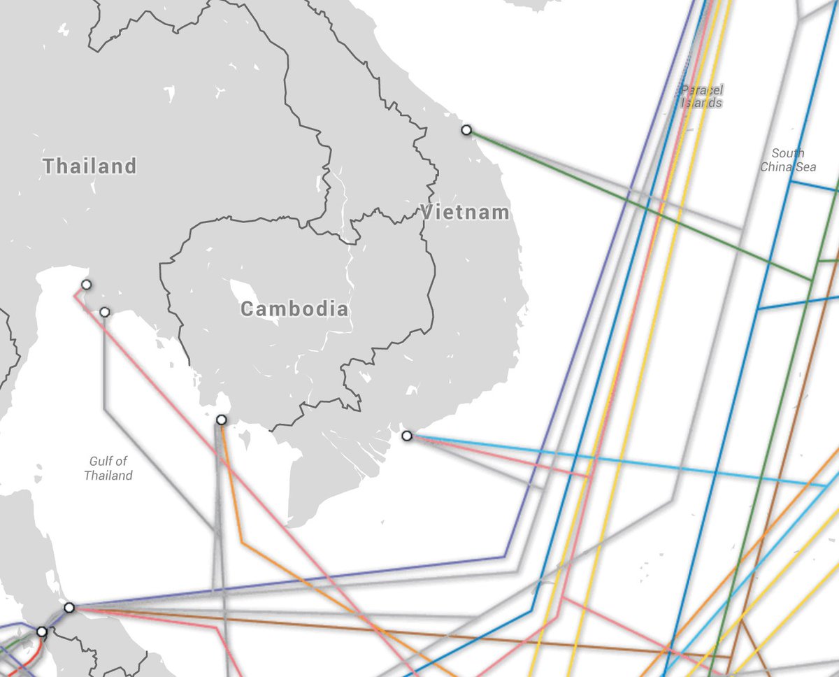 Asia: Few submarine cable landing points in SE Asia, so could AAG ...