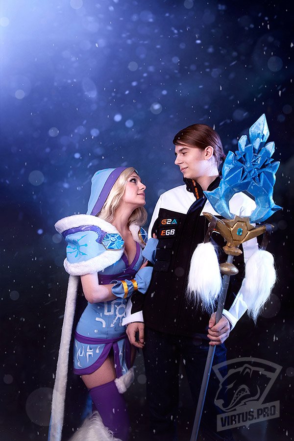 Virtus.pro team photoset with cosplayers : r/DotA2