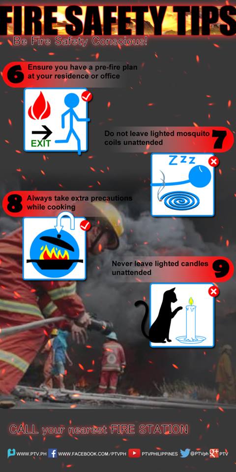 INFOGRAPHIC: Things to remember this Fire Prevention Month | PTVph ...