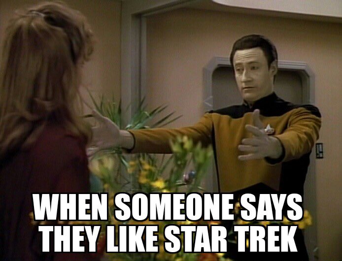Star Trek Data Meme