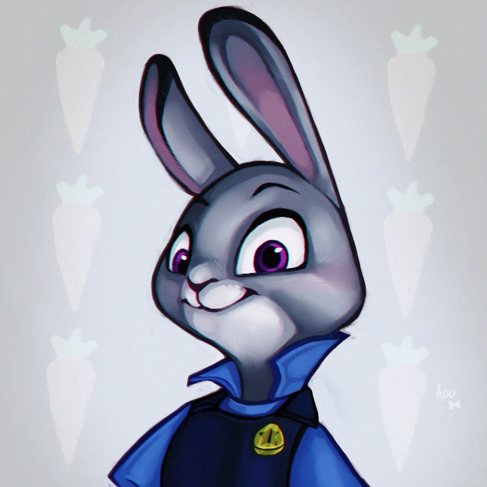 Painting of Judy Hopps I finished earlier. : r/disney