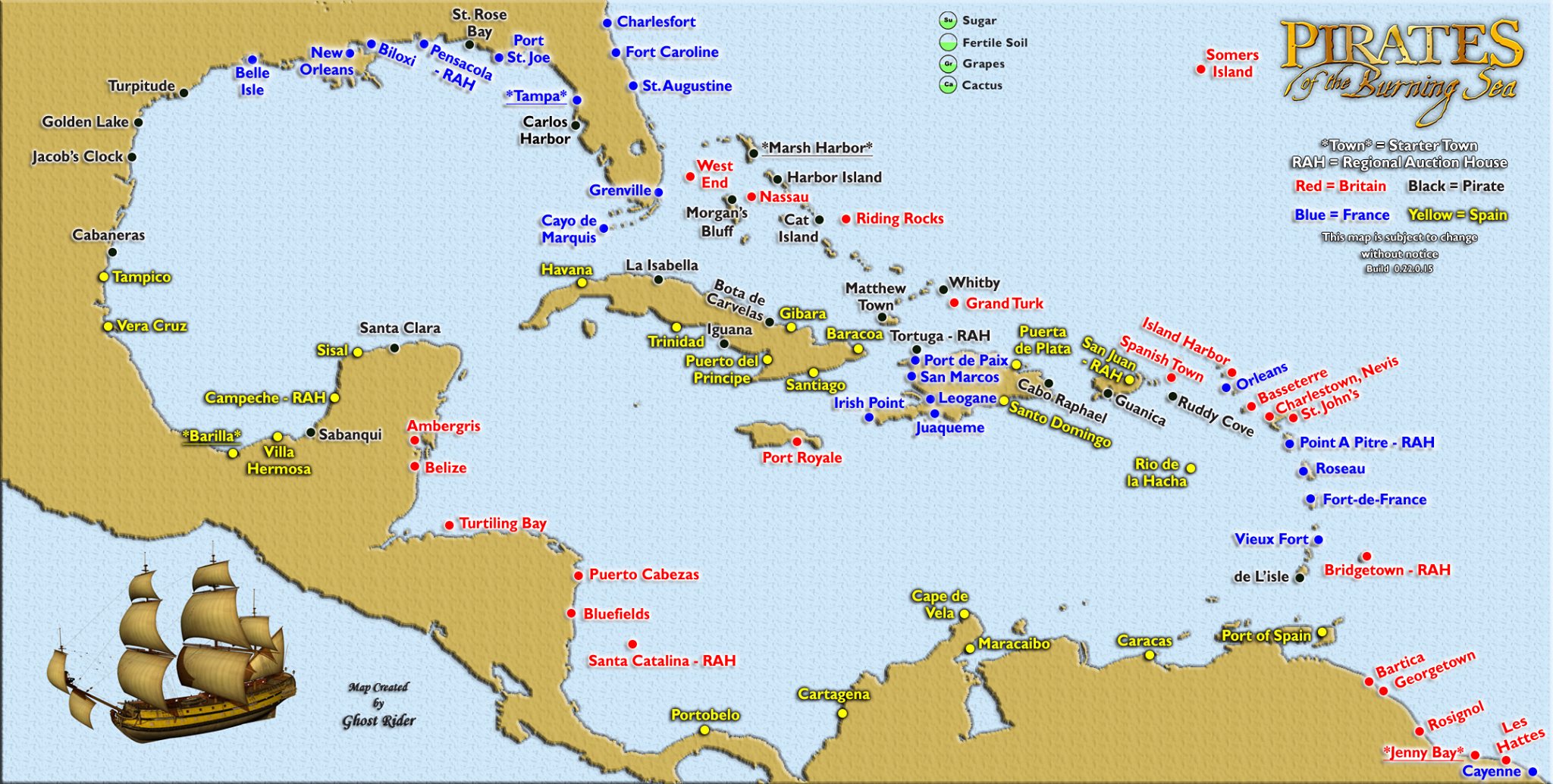 Pirates Of The Burning Sea Map