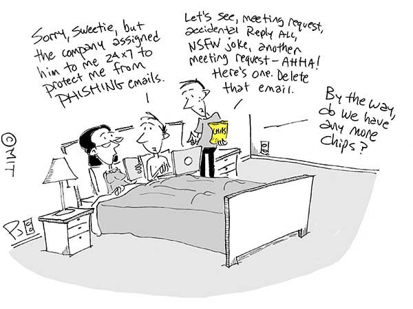 Email Security Cartoon