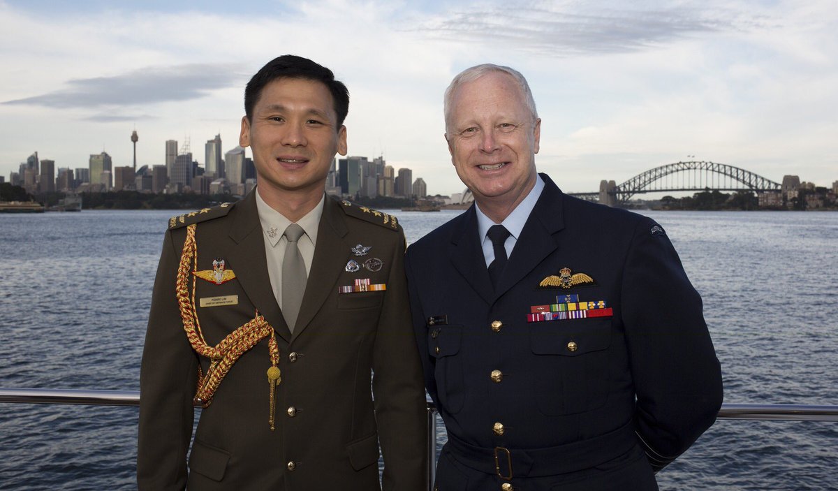 Great to catch up with my Singaporean counterpart MAJGEN Perry Lim in ...