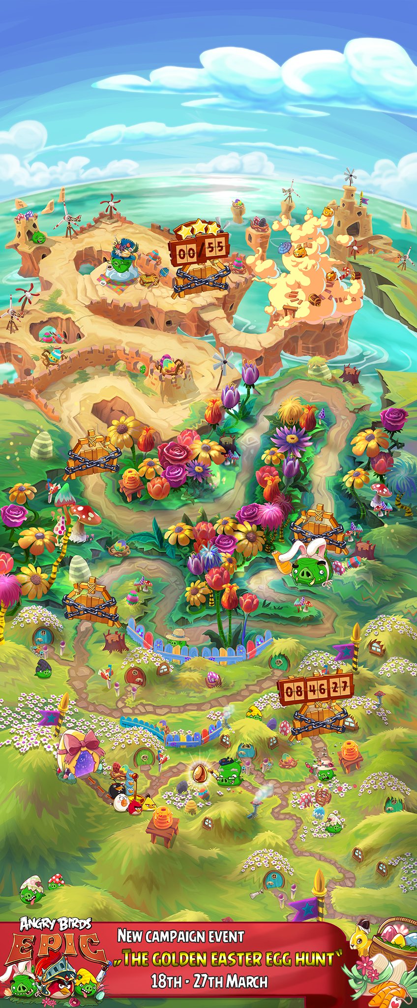 Angry Birds Epic Map