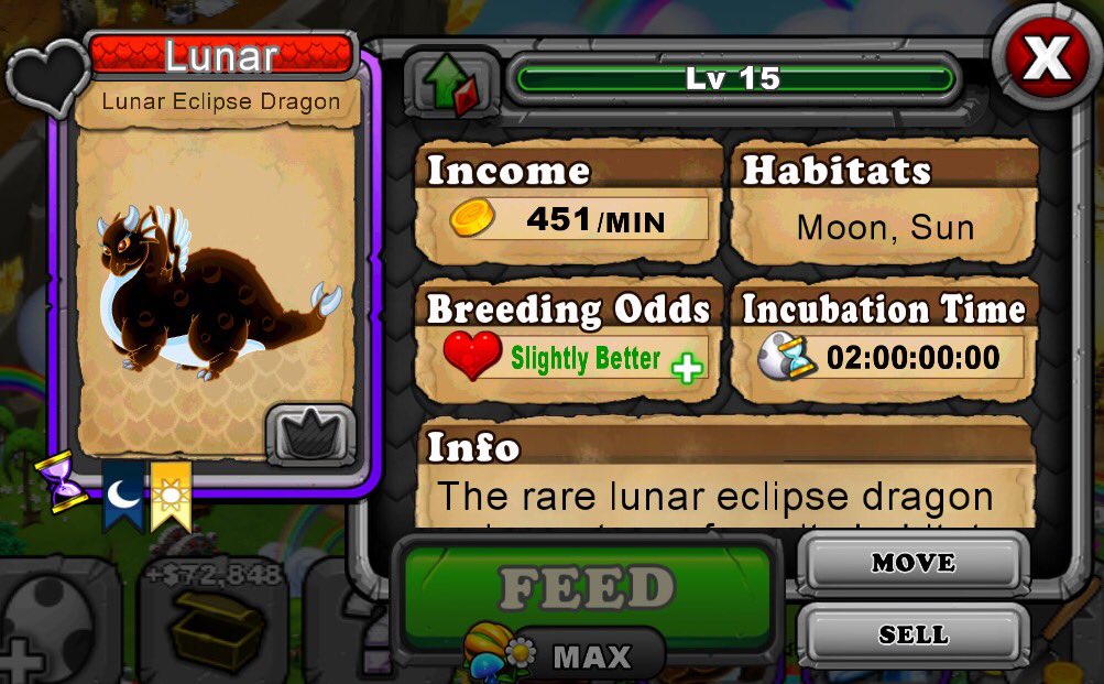 Solar Eclipse Dragon Dragonvale