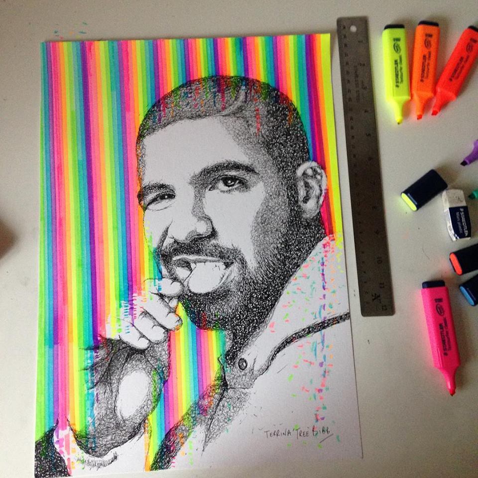 DRAKE @drake #art #drake #illustration #portrait #illustrator #artist # ...