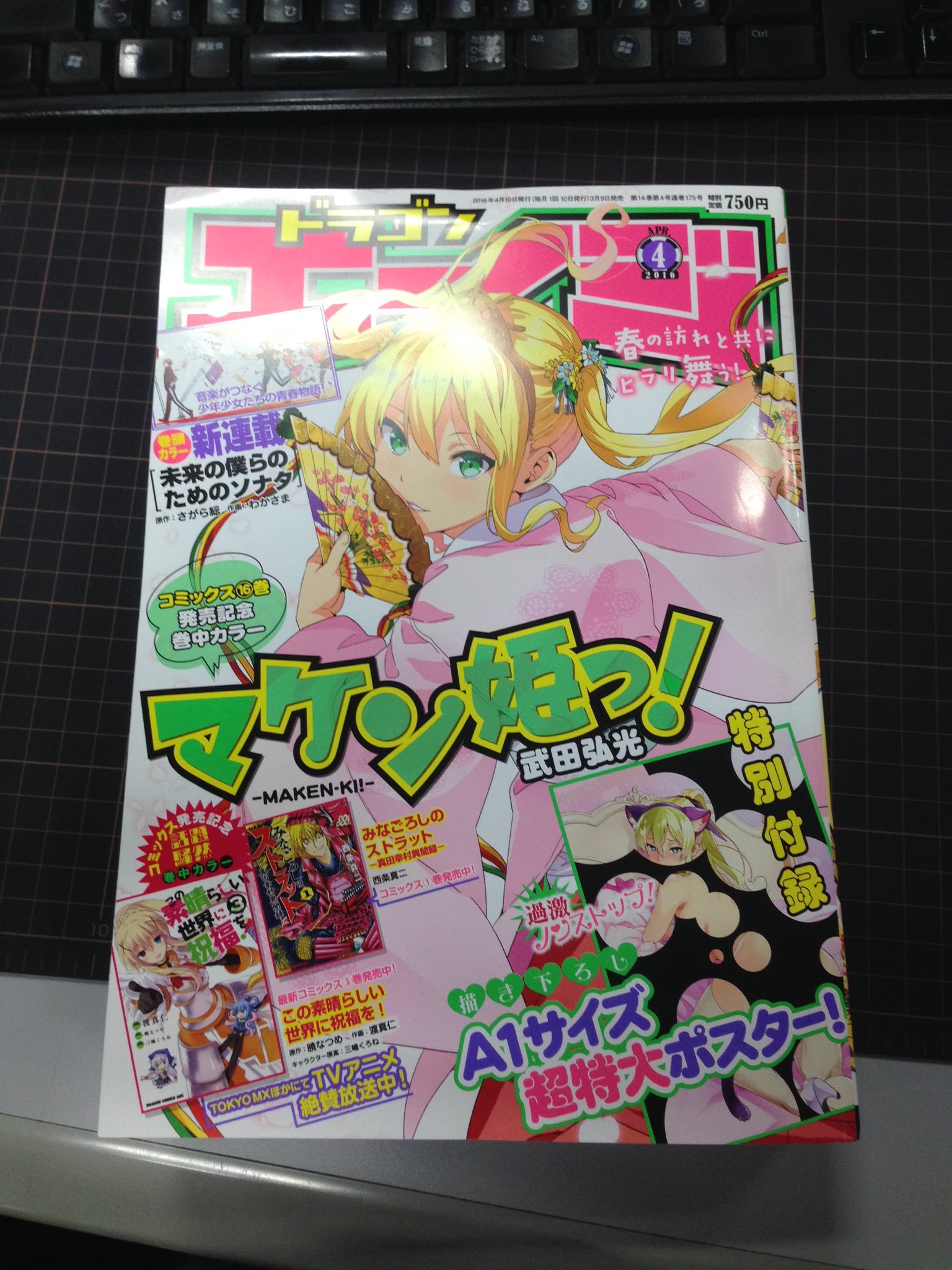 ドラゴンエイジ編集部 On Twitter ドラゴンエイジ4月号好評発売中 表紙は武田弘光先生の「マケン姫っ!」コダマ先輩が描き下ろし