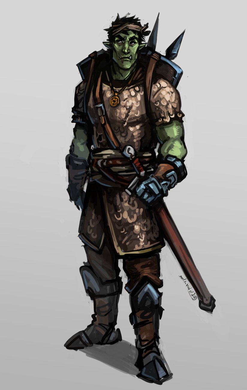 Half Orc Paladijn