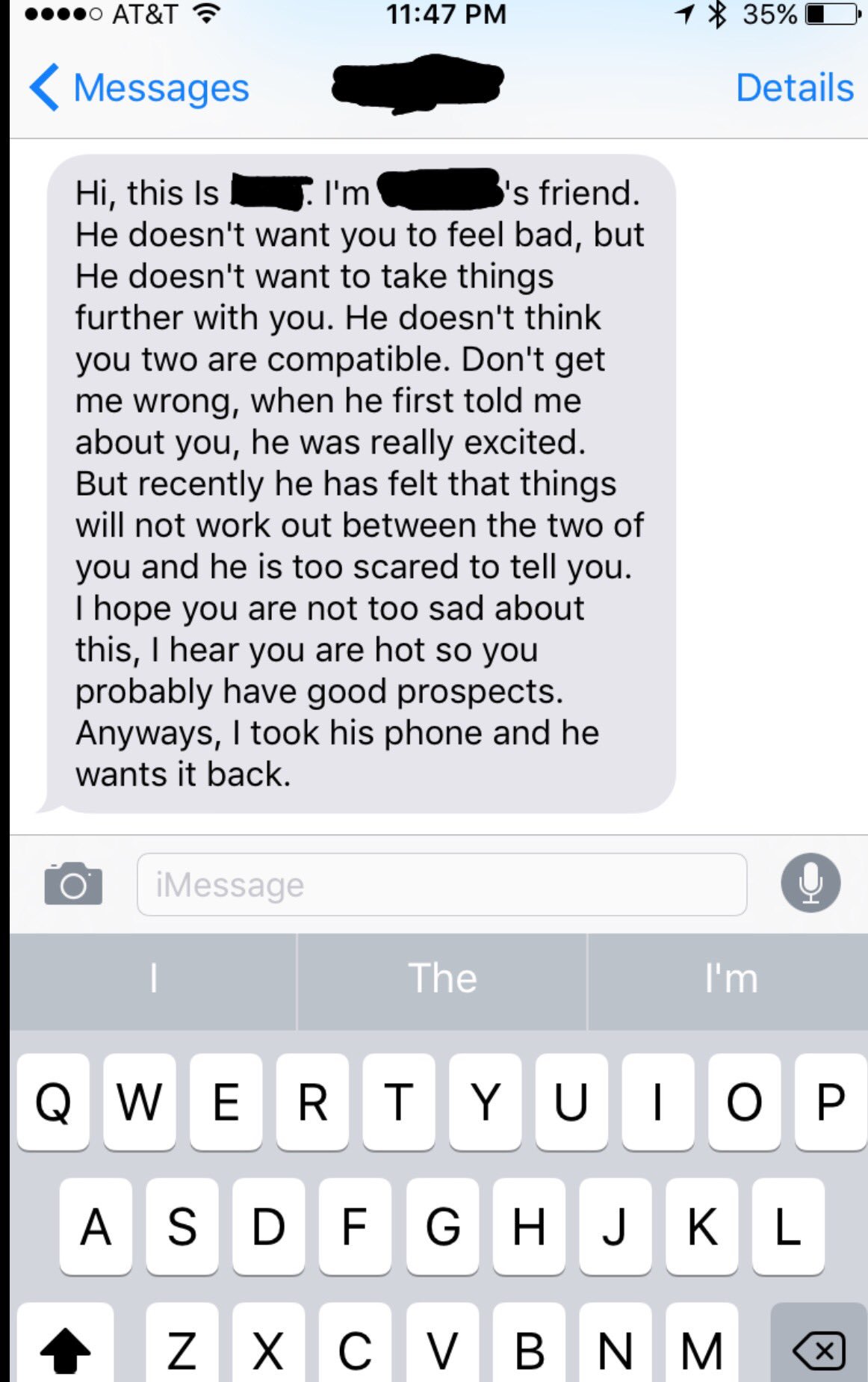 Serious Break Up Texts