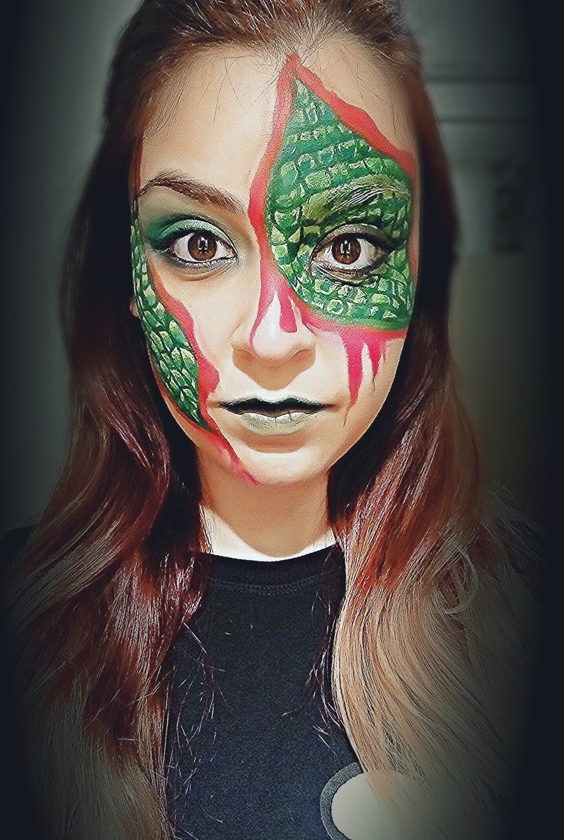 Lizard Face Paint