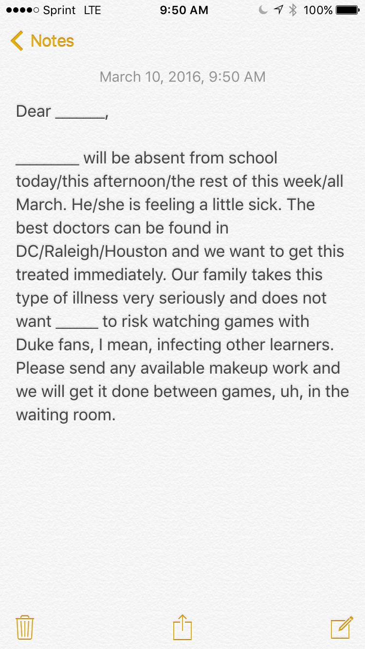 Excuse Letter For School For Being Sick Doctor's Note For School 10+