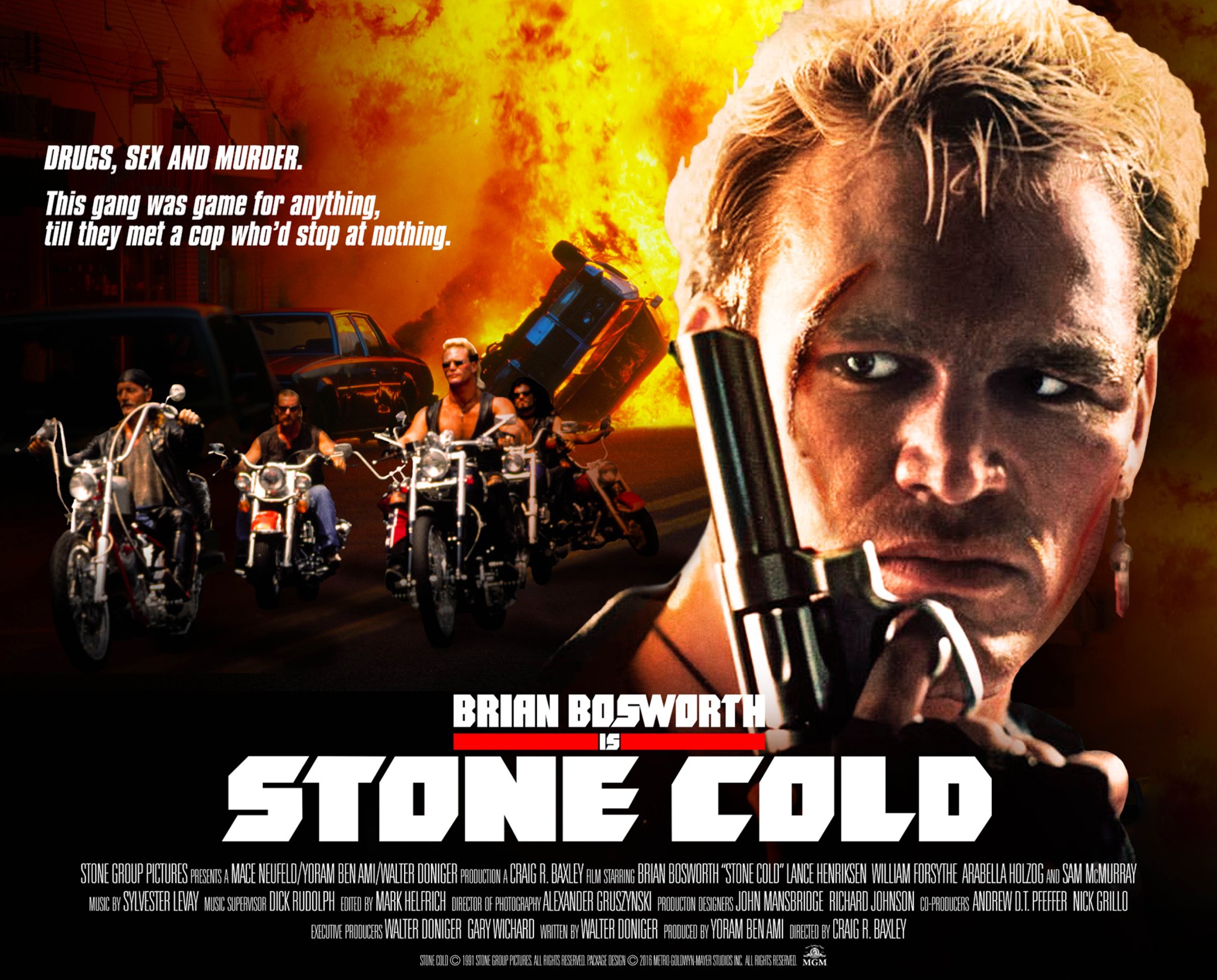 Stone Cold 1991 Poster