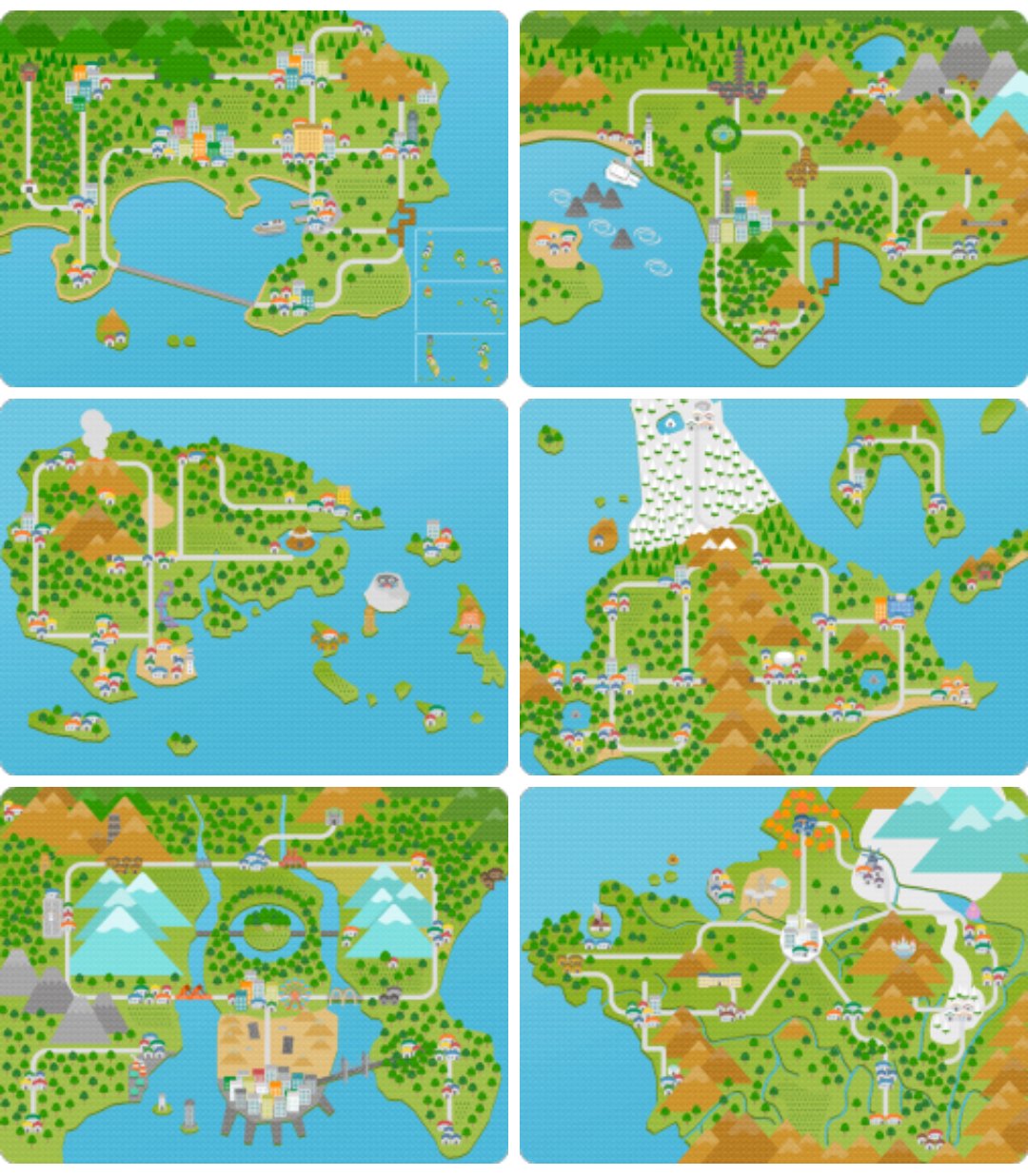 Mapa De Regiones De Pokémon Mapa Regional Actualizado Para Pokemon GO