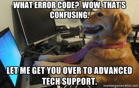 Dog Tech Support Meme