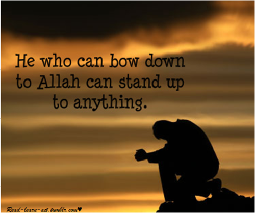 Bow Down To Allah Quotes