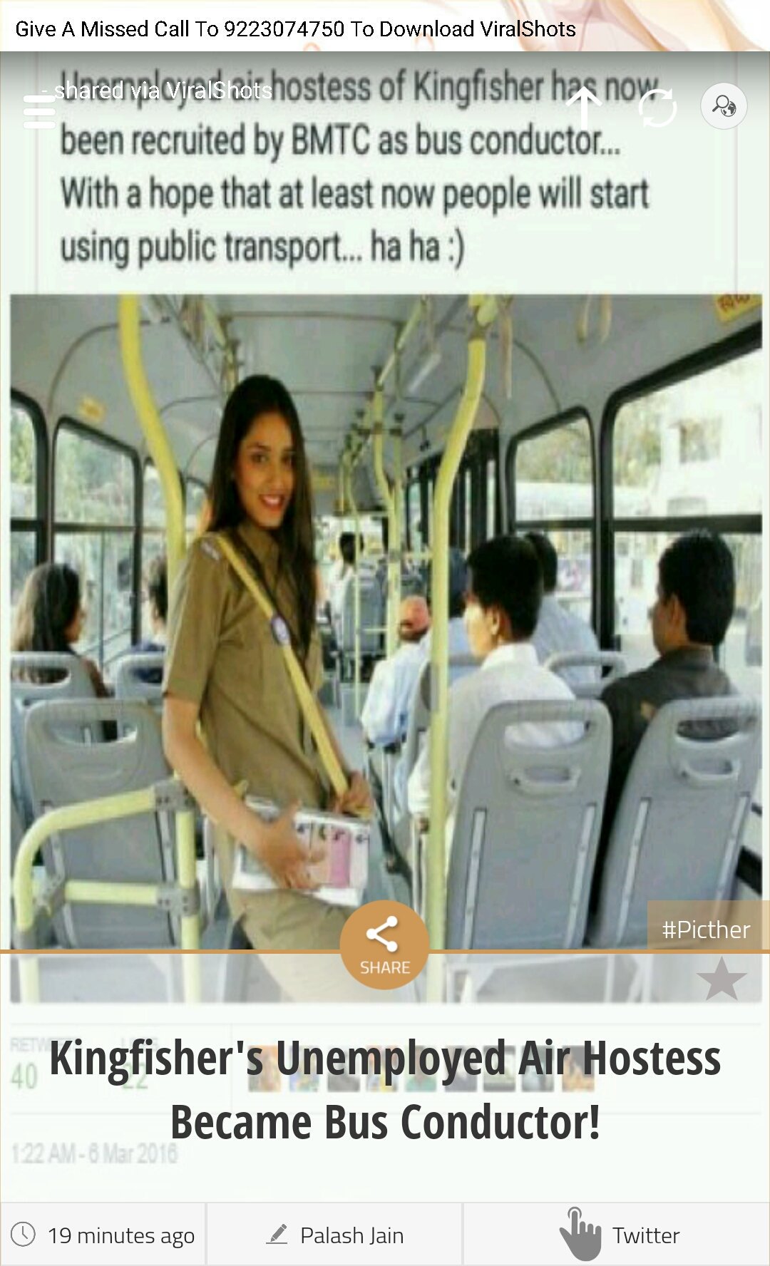 Kingfisher Air Hostess