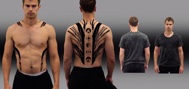 Divergent Movie Four Tattoos