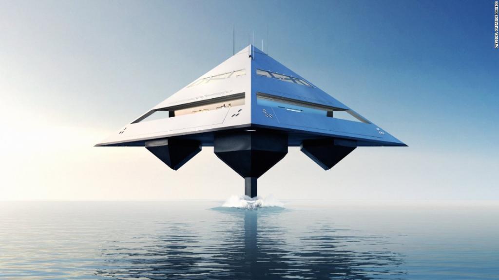 Boat or alien spaceship? The Tetrahedron Super Yacht could be the ...