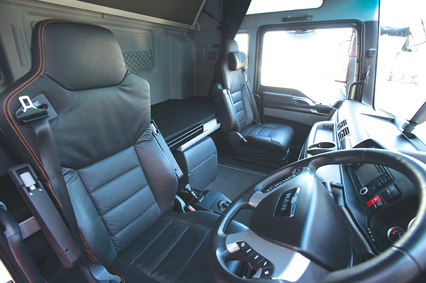Man Truck Interior