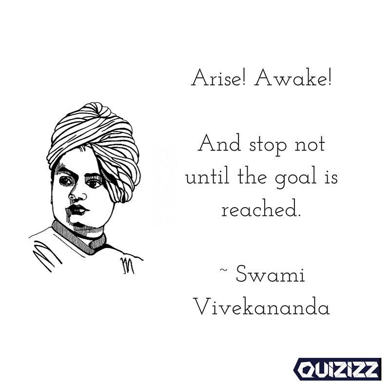 Swami Vivekananda Quote Arise Awake