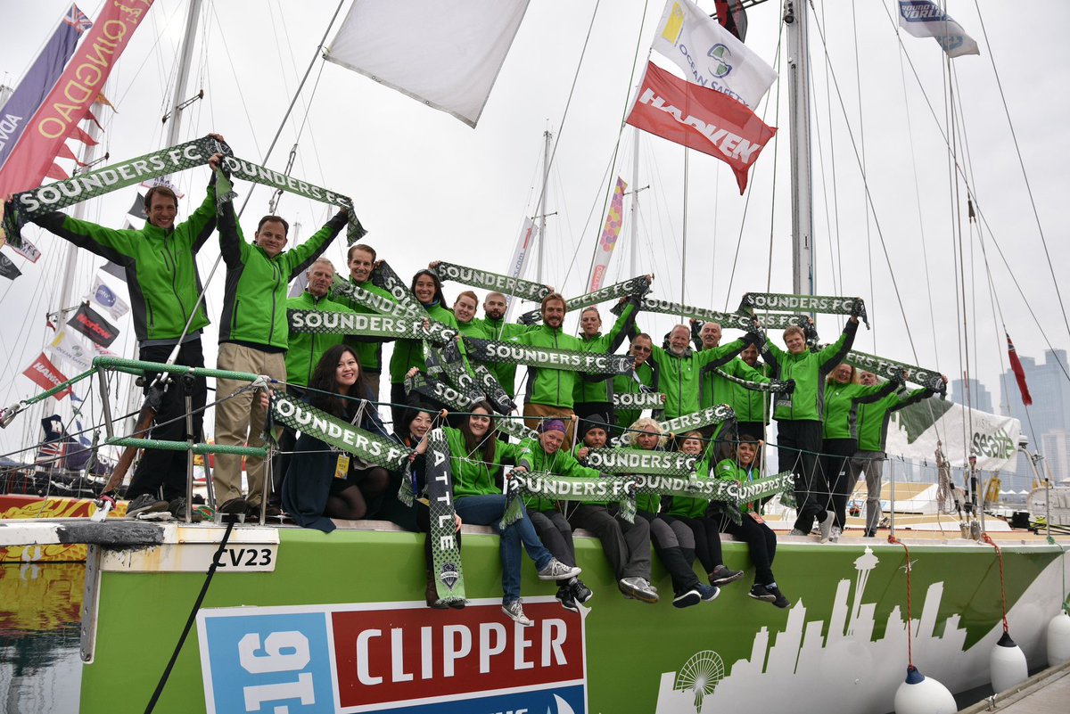 Hello to the crew of the Visit Seattle yacht in the Clipper Round the ...