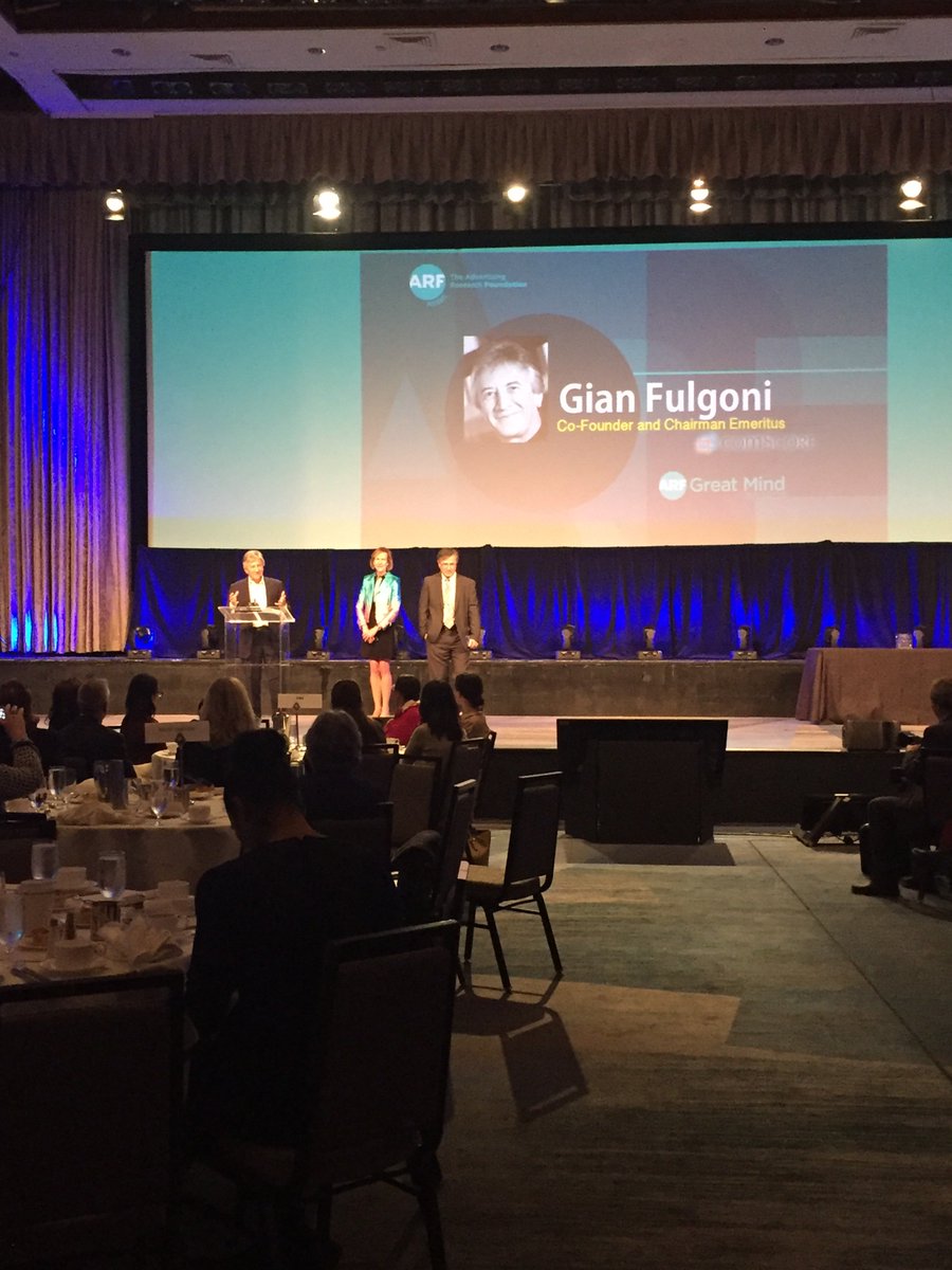 . gfulgoni paying tribute to Dr. Magid Abraham Ph. D the_arf rethink16 ...